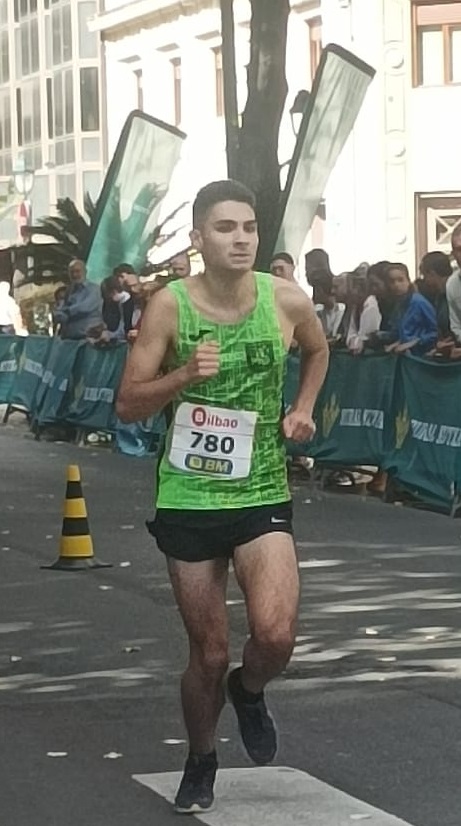 Yeray Núñez Beneitez, 3º Sub23 y 8º Absoluto en la Milla de Bilbao