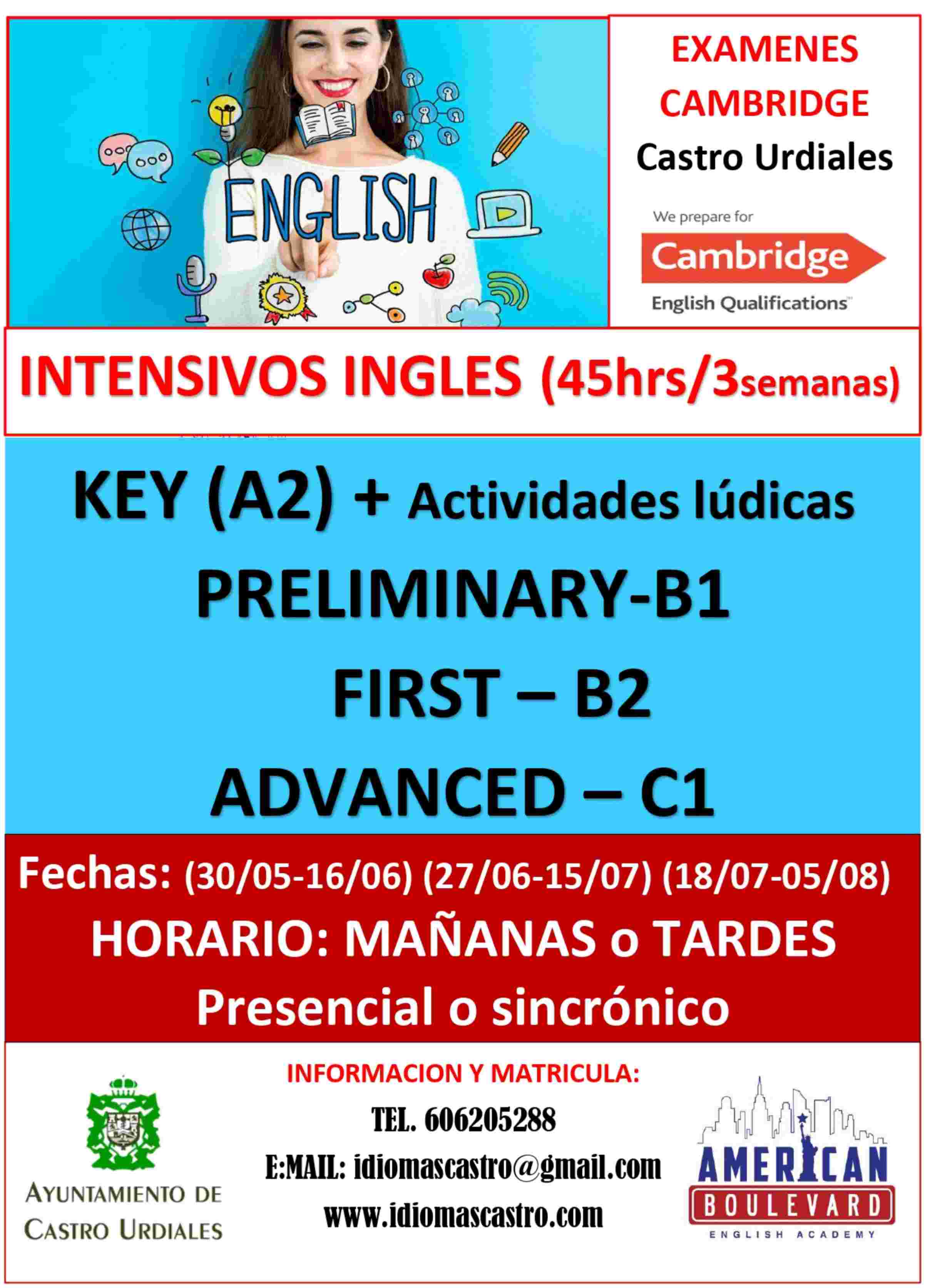 Intensivos De Ingles Verano 2022