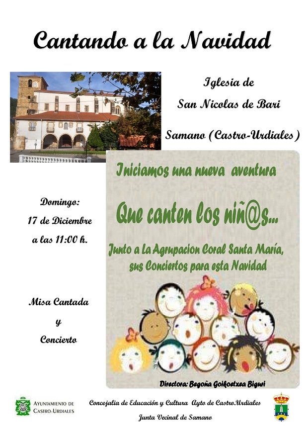 Agrupación Coral Santa María "QUE CANTEN LOS NIÑ@S" por Navidad 2023 ...